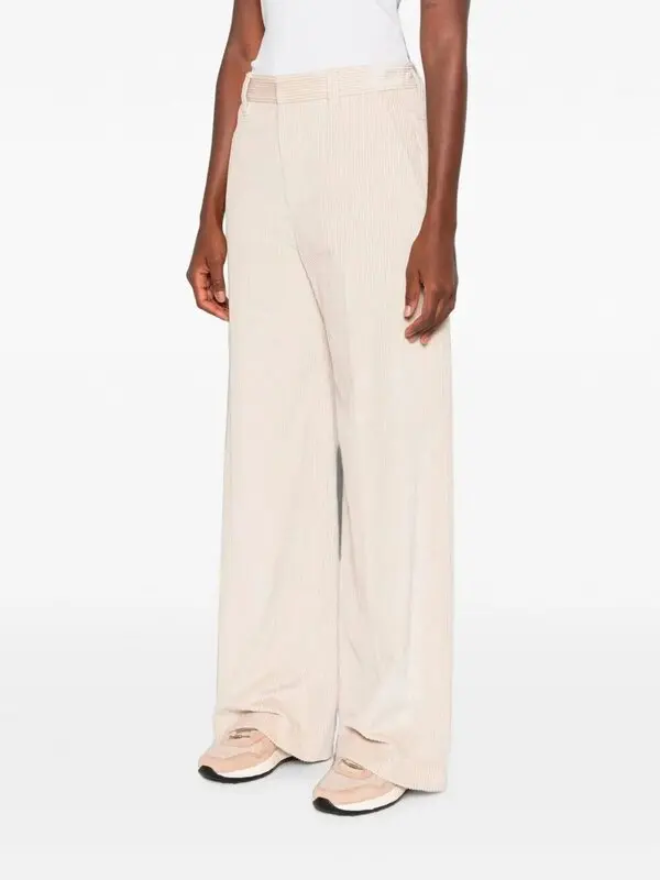 Brunello Cucinelli Corduroy Wide-leg Pants - Multicolor