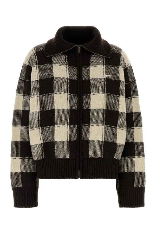 GOLDEN GOOSE Embroidered Wool Cardigan
