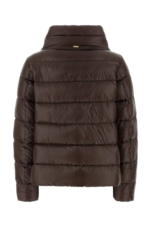 Herno Chocolate Nylon Down Jacket