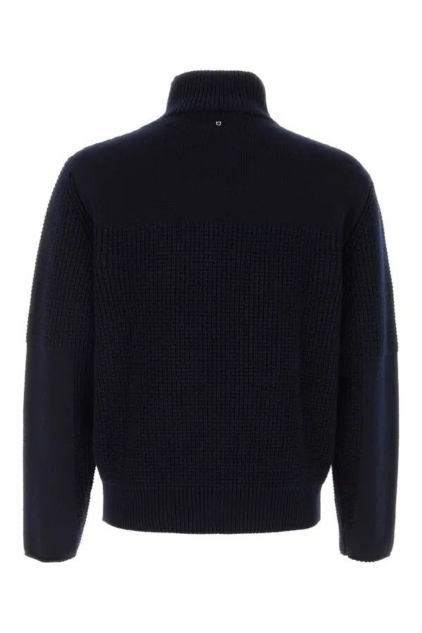 FERRAGAMO Navy Wool Sweater
