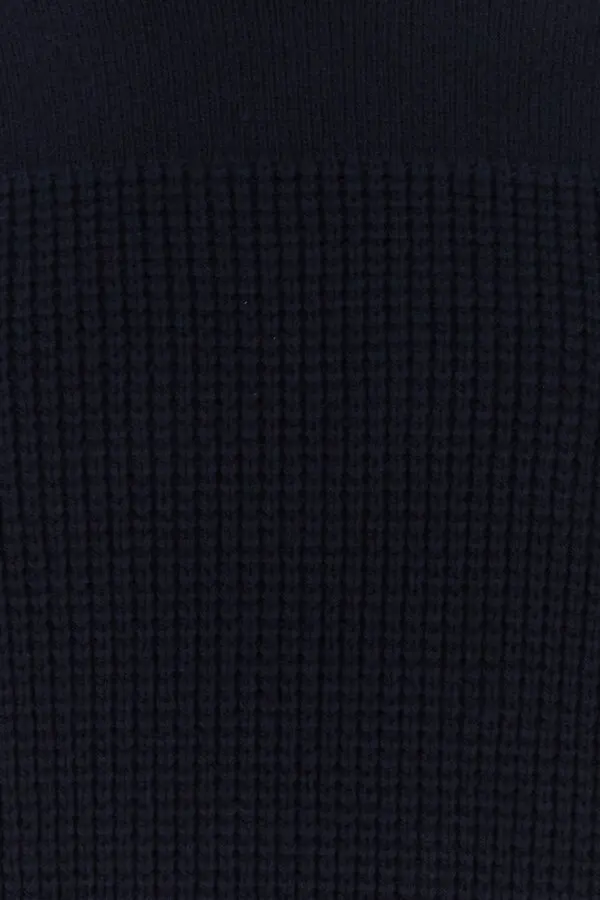FERRAGAMO Navy Wool Sweater
