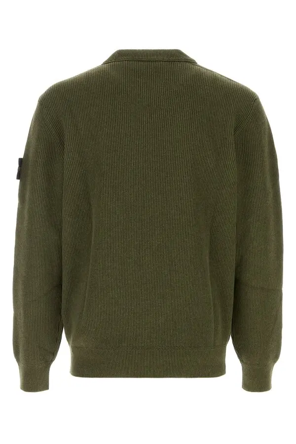 Stone Island Army Cotton Sweater