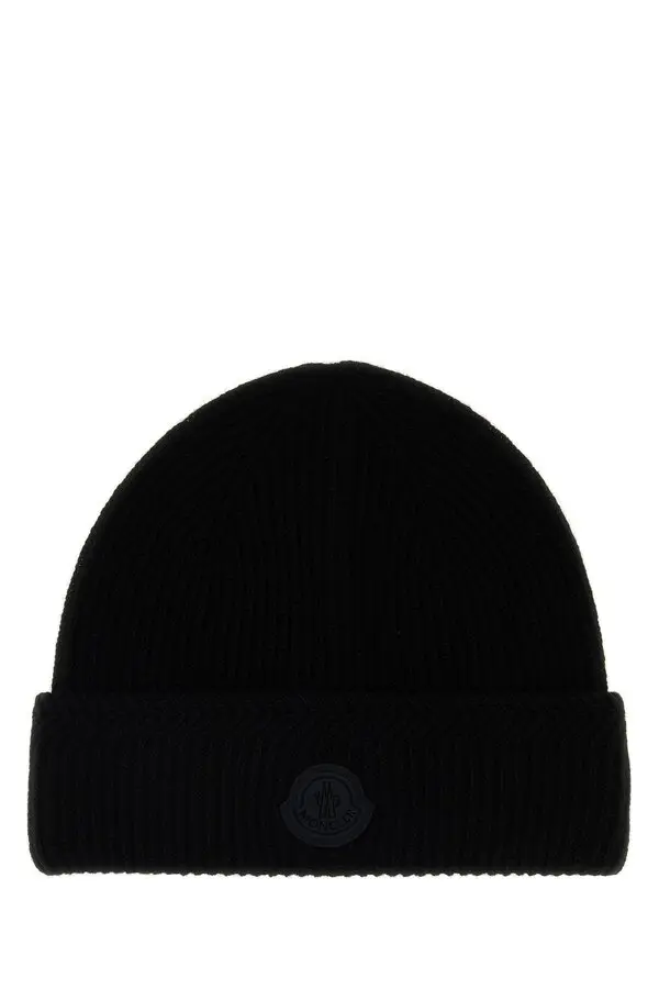 Moncler Wool Blend Beanie Hat