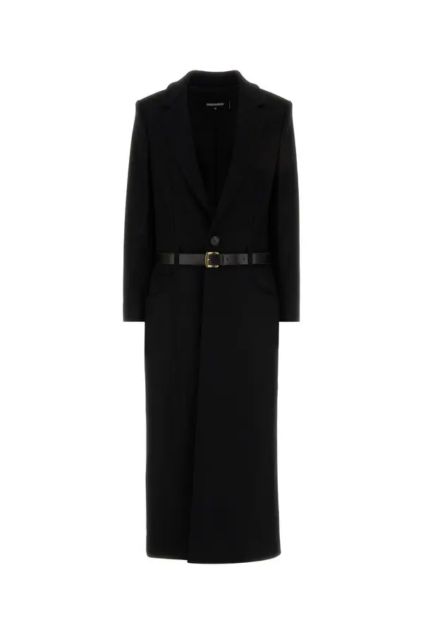 Dsquared2 Stretch Wool Blend Coat