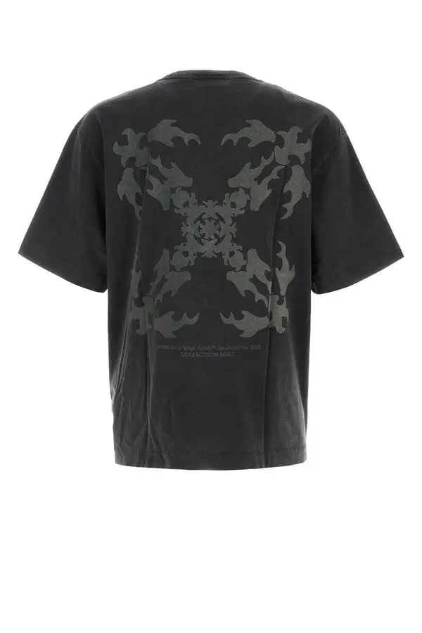 Off-White Slate Cotton T-shirt