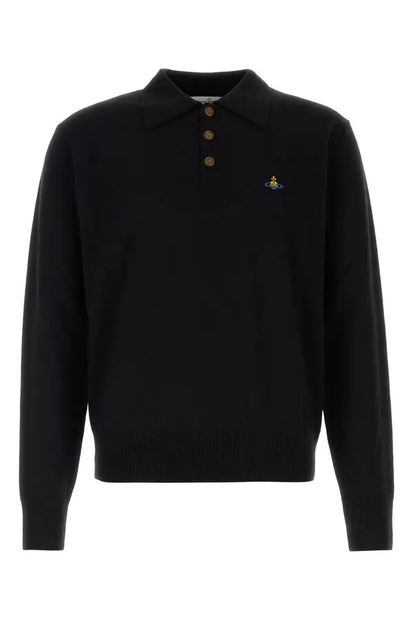VIVIENNE WESTWOOD Wool Mark Polo Shirt