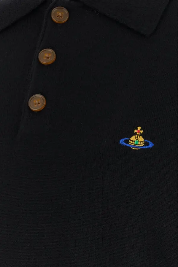 VIVIENNE WESTWOOD Wool Mark Polo Shirt