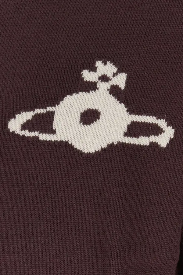 VIVIENNE WESTWOOD Fisherman Sweater With Orb Embroidery