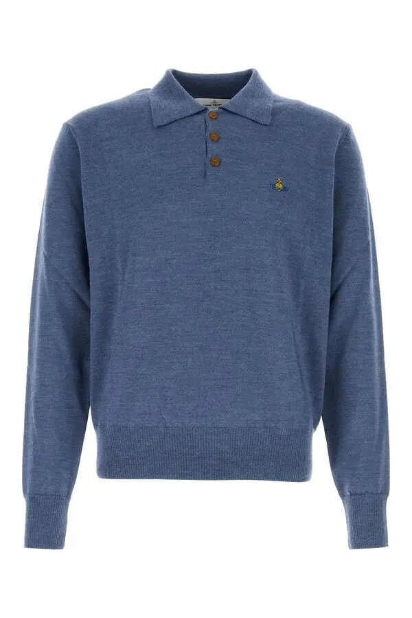 VIVIENNE WESTWOOD Air Force Wool Mark Polo Shirt