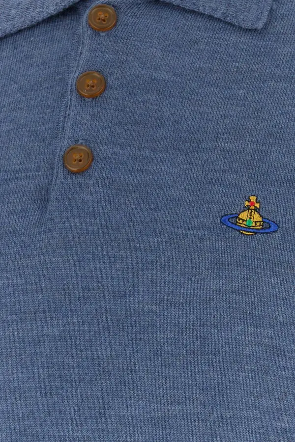 VIVIENNE WESTWOOD Air Force Wool Mark Polo Shirt