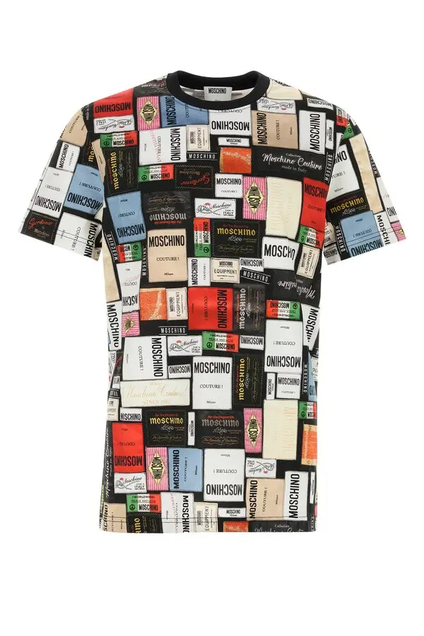 Moschino Printed Cotton T-shirt
