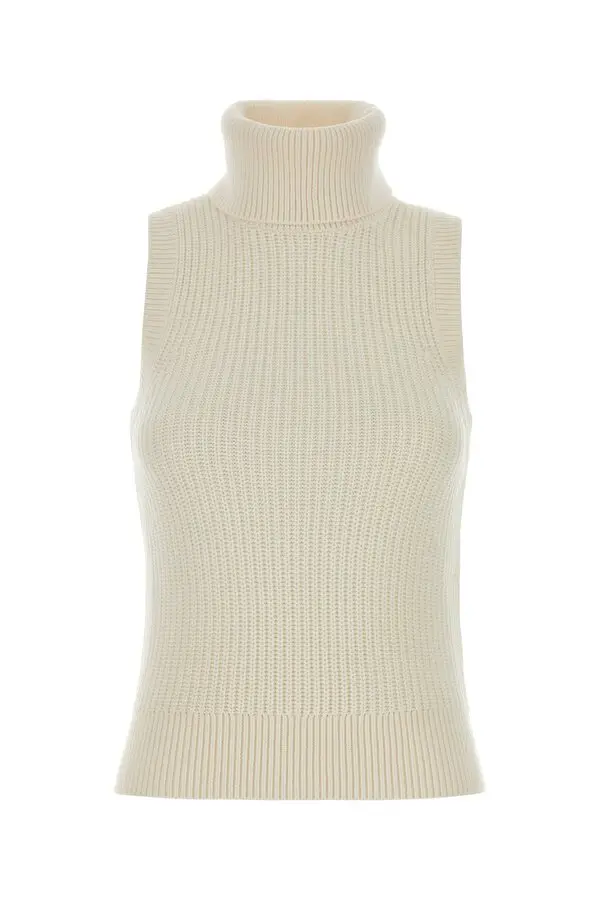 Michael Kors Ivory Wool Blend Vest