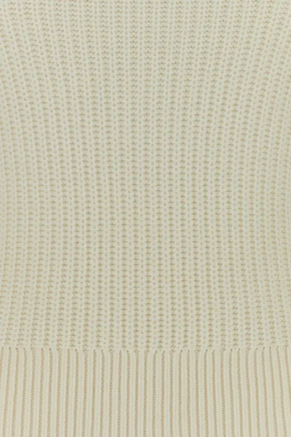 Michael Kors Ivory Wool Blend Vest