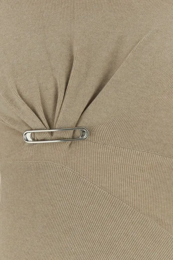 LANVIN Sand Wool Blend Sweater