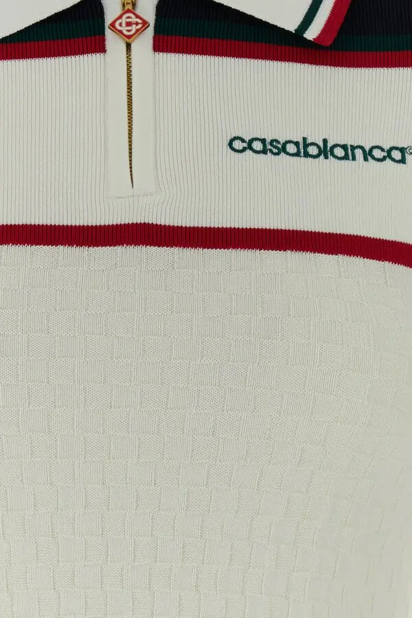 Casablanca Viscose Blend Polo Dress