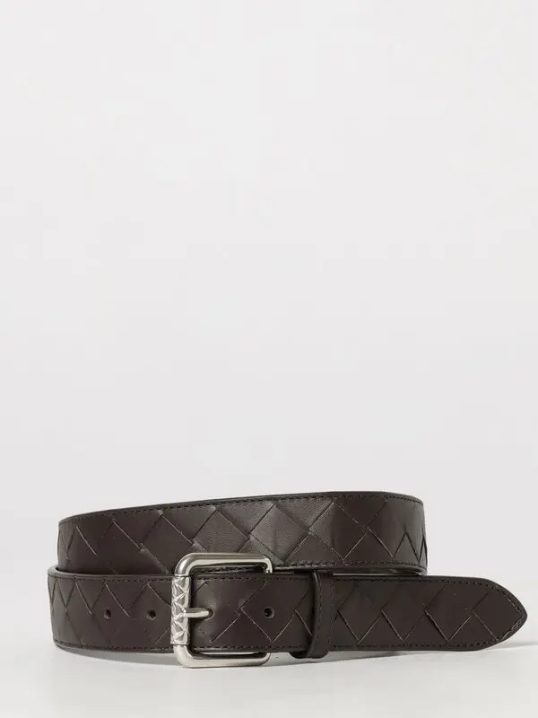 Bottega Veneta Woven Leather Belt - Brown