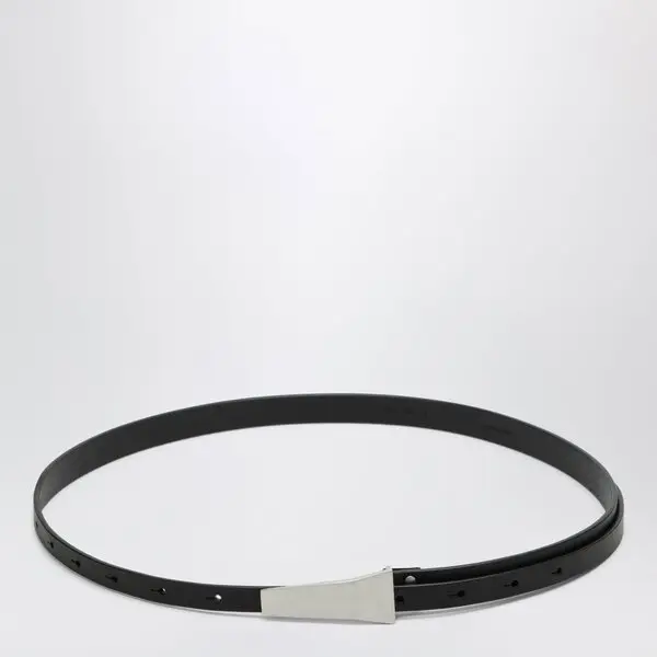 Rick Owens Trunk Belt In Leather - Black