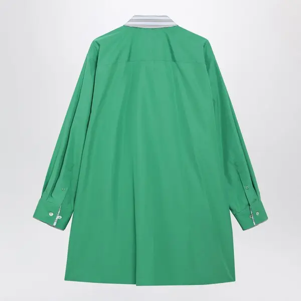 Loewe Cotton Shirt Dress - Green