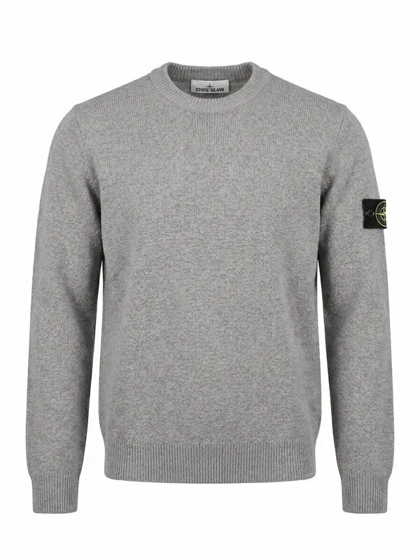 Stone Island Textured Stitch Crew Neck Sweater - Multicolor