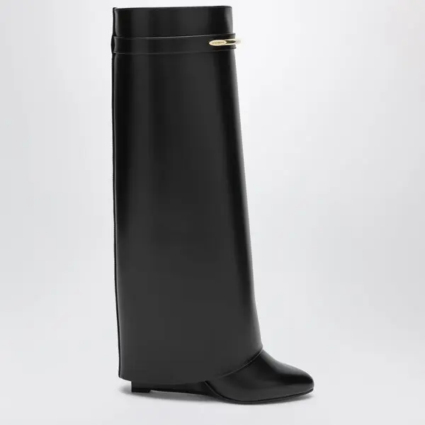 Givenchy Shark Pinch Leather Boots - Black