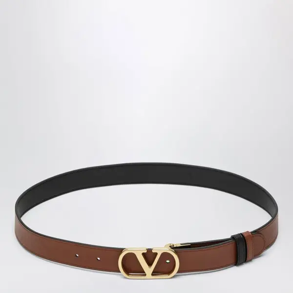 Valentino Garavani Reversible Vlogo Signature Belt - Black