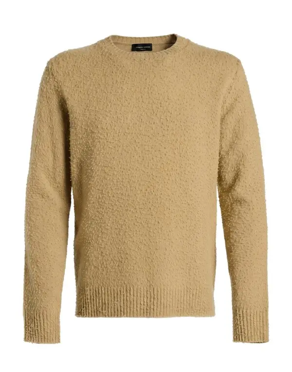 ROBERTO COLLINA Sweater Camel Size Merino Wool