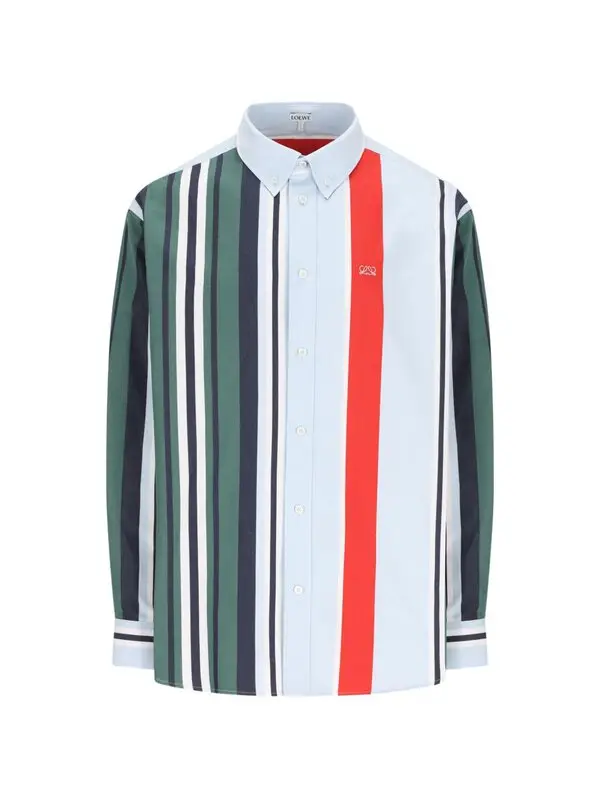 Loewe Anagram Striped Shirt