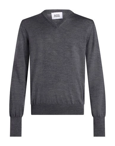 Alpha Studio Sweater Charcoal Size Merino Wool
