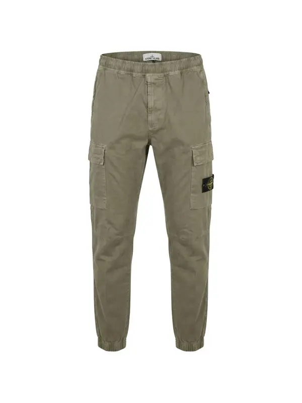 Stone Island Cotton Cargo Trousers - Multicolor