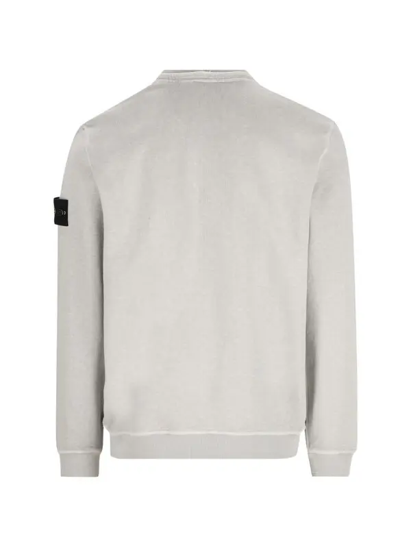 Stone Island Logo Cotton Sweatshirt - Multicolor