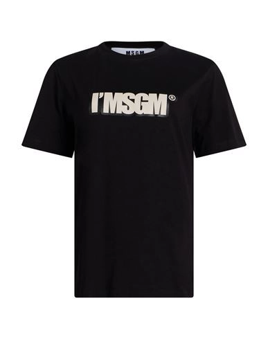 MSGM T-shirt Size Cotton - Black