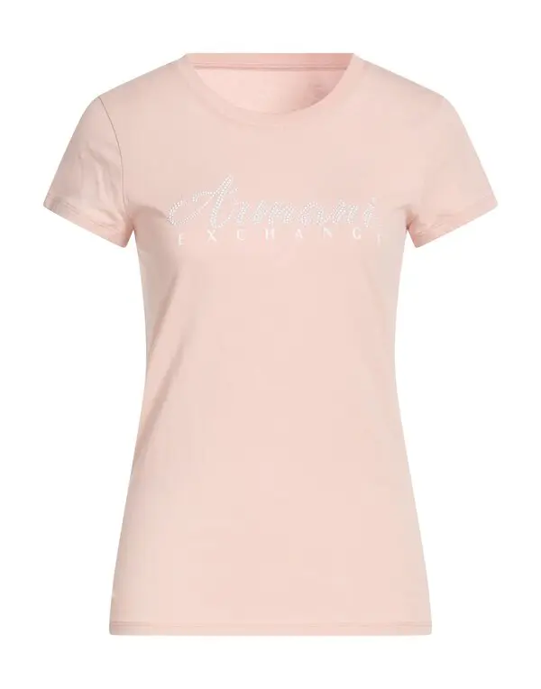 Armani Exchange Embellished Cotton T-shirt