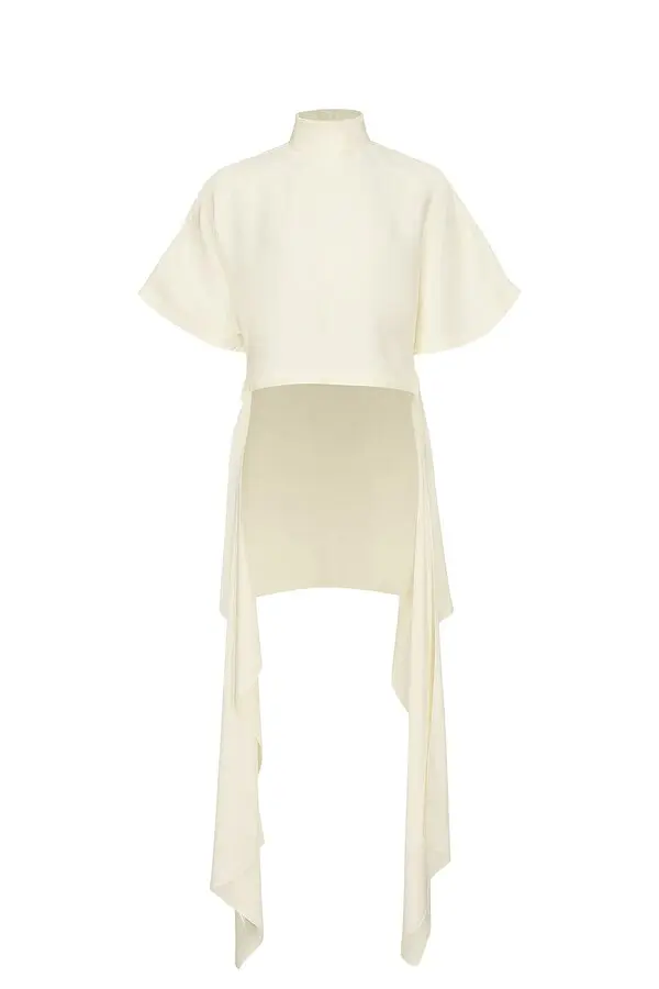 Alaïa Asymmetric Top In White