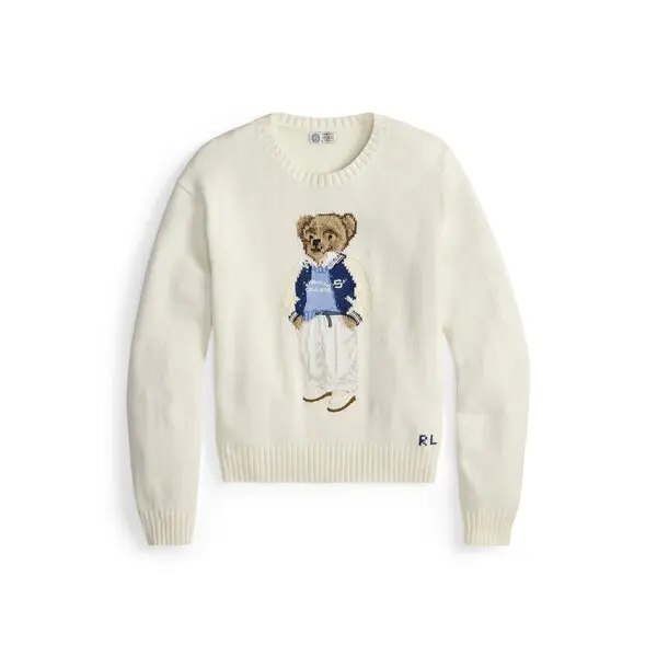 Ralph Lauren Spelman College Polo Bear Sweater - Nevis