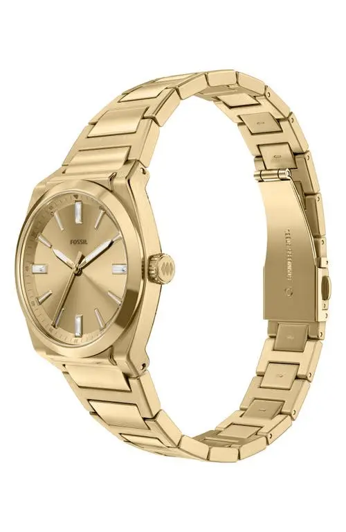 Fossil Everett Stainless Steel Bracelet Watch