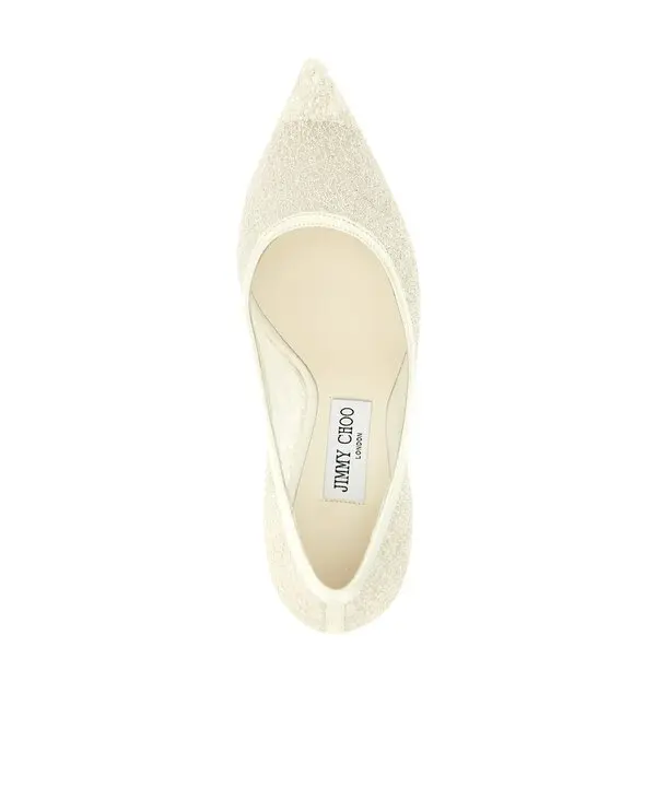 JIMMY CHOO Love 85 Candyfloss Glitter Pumps