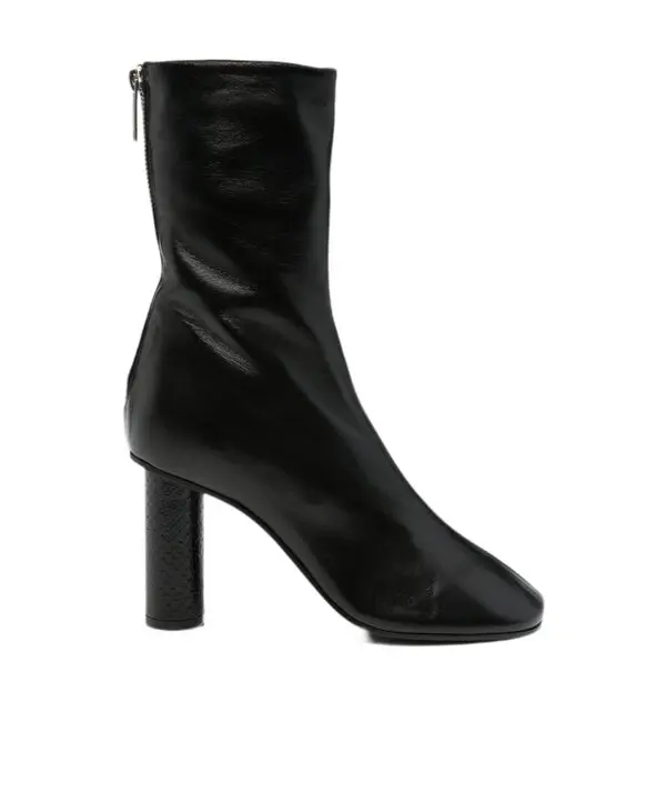 Paris Texas Zip-fastening Heeled Boots - Black