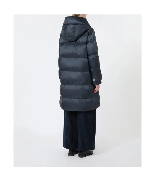 Max Mara Long-sleeved Hooded Down Jacket