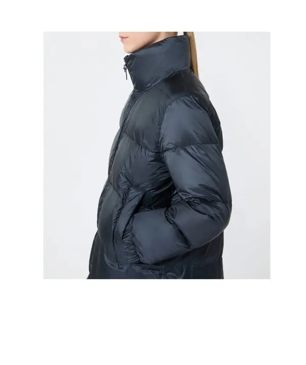 Max Mara Long-sleeved Hooded Down Jacket