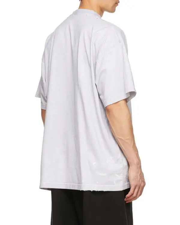 Balenciaga Oversized Metal Logo T-shirt
