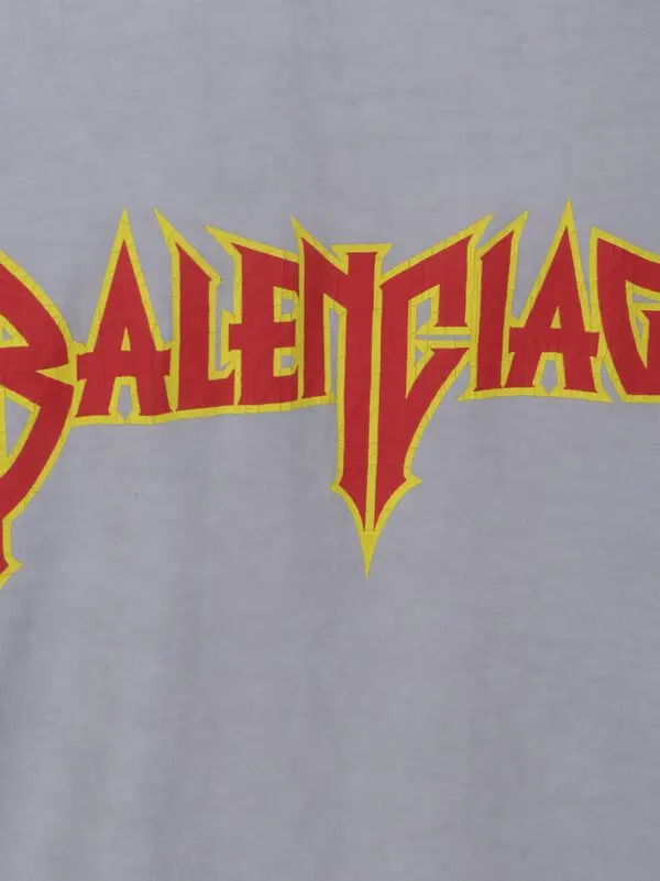 Balenciaga Oversized Metal Logo T-shirt