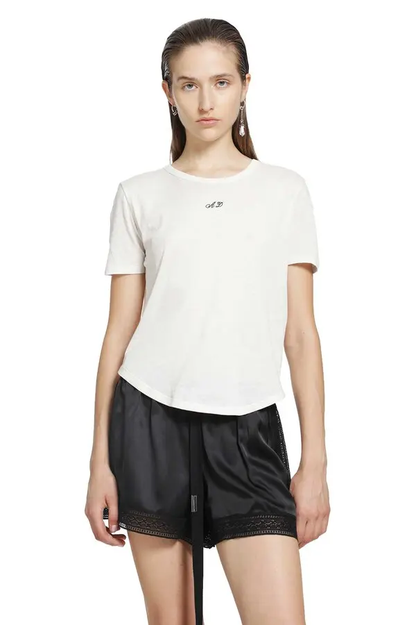 ANN DEMEULEMEESTER Floor Micro T-shirt - White