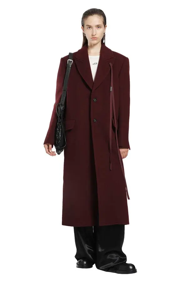 ANN DEMEULEMEESTER Aldina Beaver Wool Coat