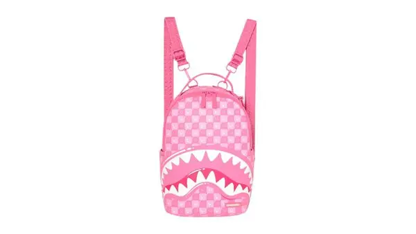 SPRAYGROUND Pink Check New Faces Mini Backpack