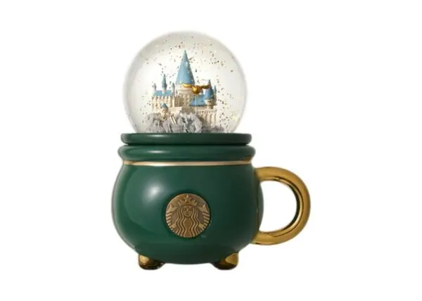 STARBUCKS 5oz Harry Potter Snow Globe Mug