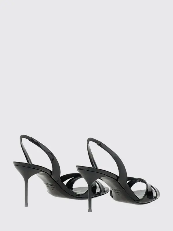 Paris Texas Lidia Patent Leather Mid-heel Slingback Sandals