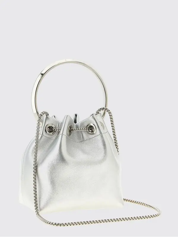 JIMMY CHOO Bucket Bag - Silver