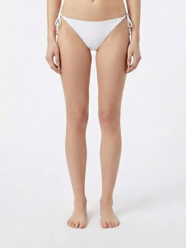 DIESEL® Bikini Bottoms With Side Tie Fastening - White