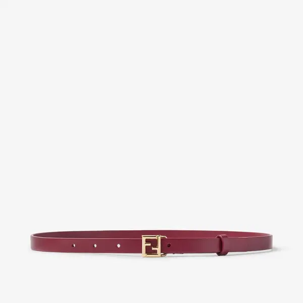 Fendi Ff Buckle Leather Belt