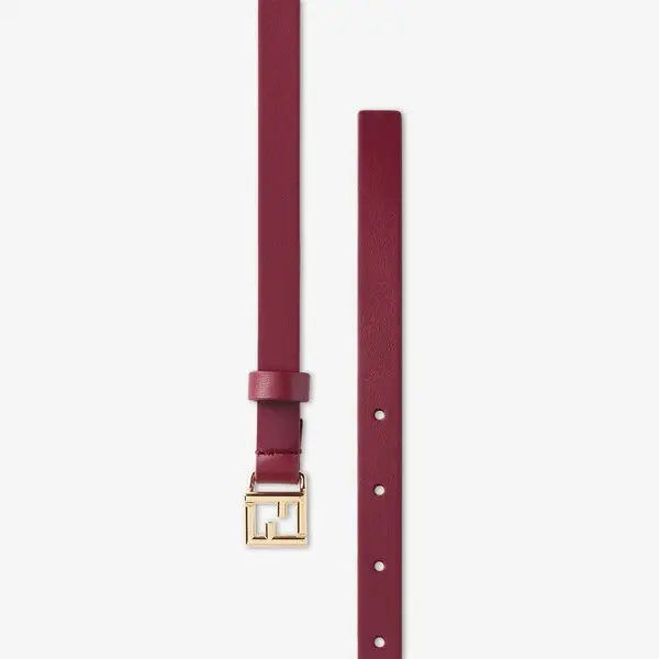 Fendi Ff Buckle Leather Belt